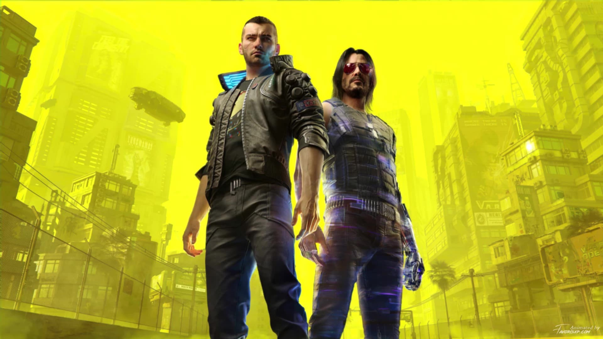 Fonds d'écran animés de Cyberpunk 2077 en 4K pour PC