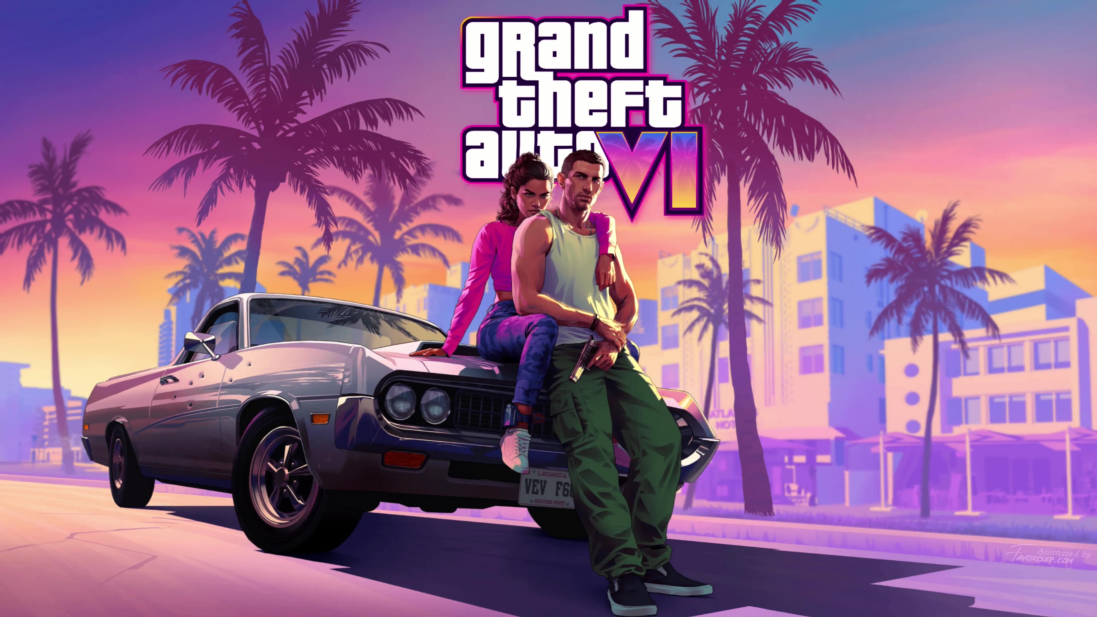 GTA 6 Fonds d'écran Animés 4K pour PC