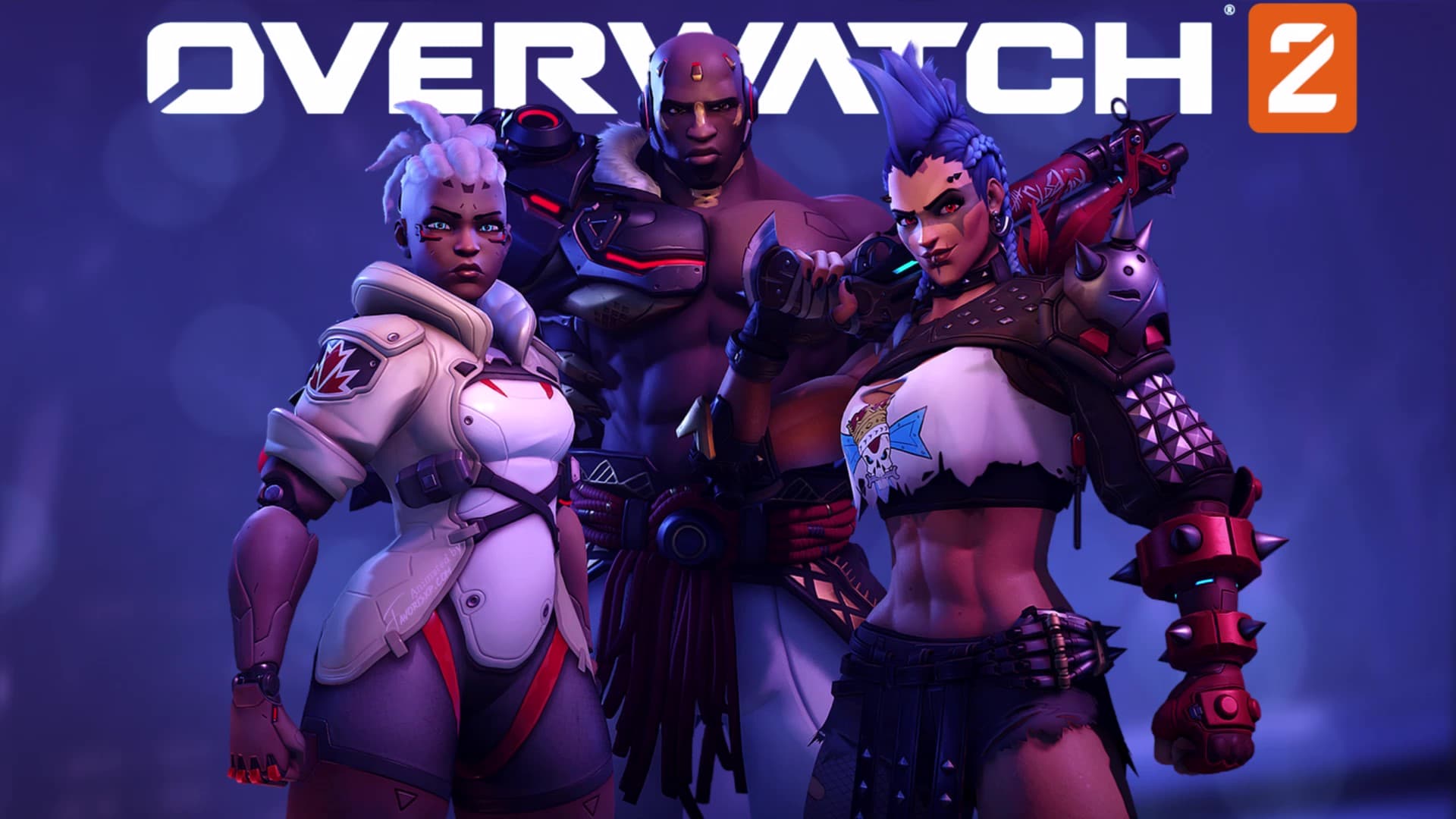 Fond d'écran Overwatch 2 animé : images d'arrière-plan animées pour PC.